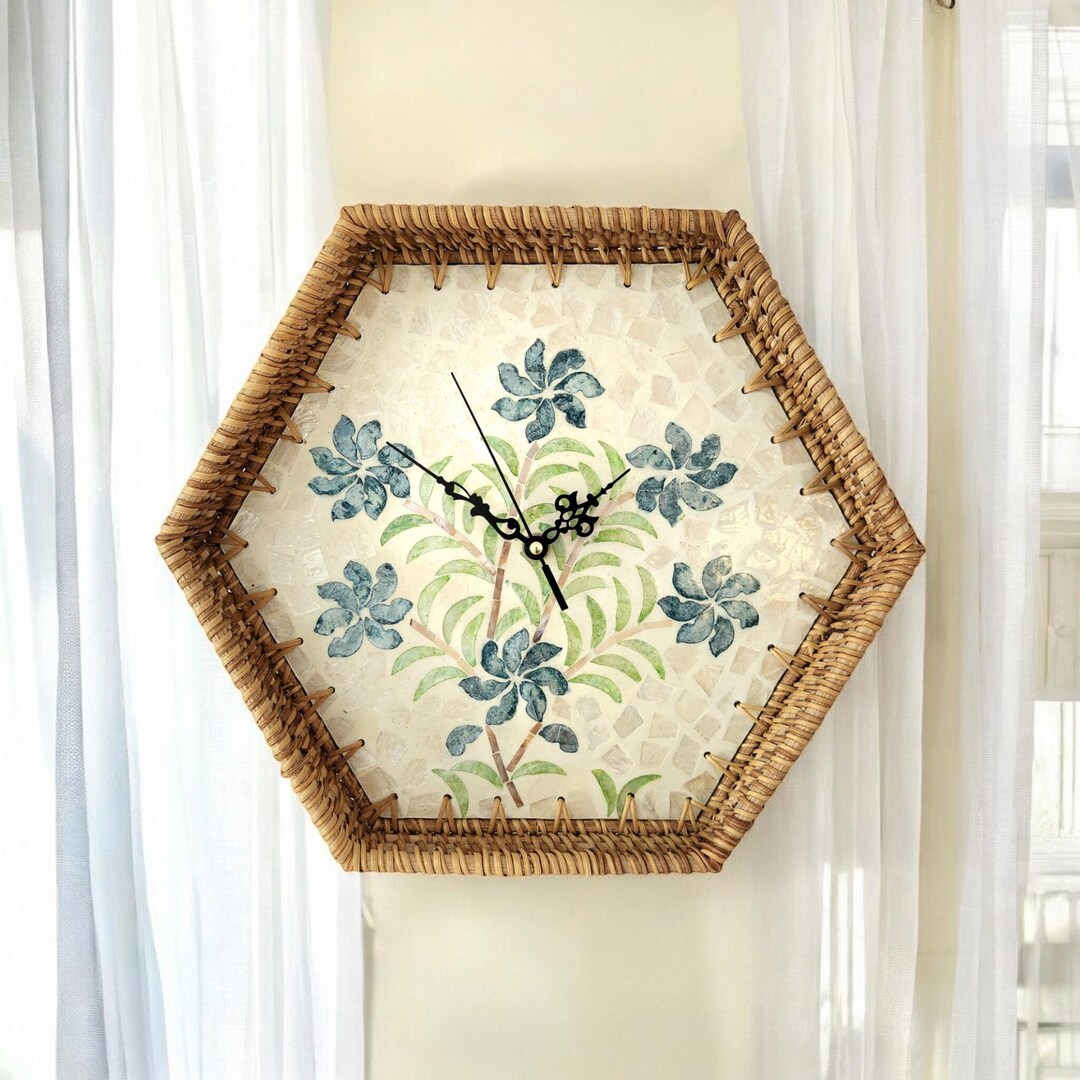 Unique and Silent Wall Clock -cottagecore Decor Clocks for Wall ...