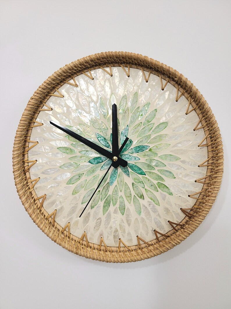 12 Inch Large Wall Clock Unique Rustic Cottagecore Clocks for - Etsy