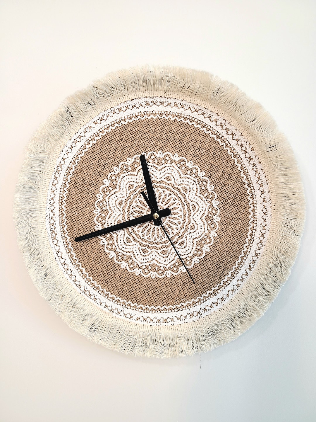Large Wall Clock Unique, Rustic Cottagecore Clocks for Wall, Boho Art ...