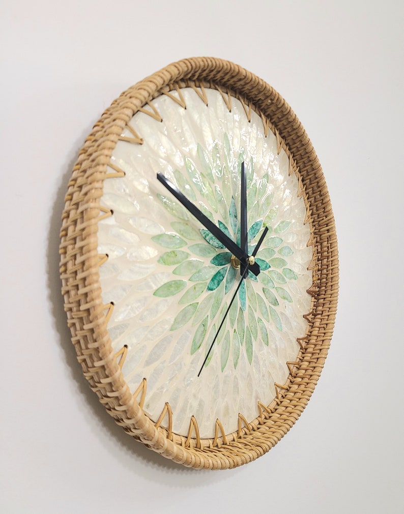 12 Inch Large Wall Clock Unique Rustic Cottagecore Clocks for - Etsy