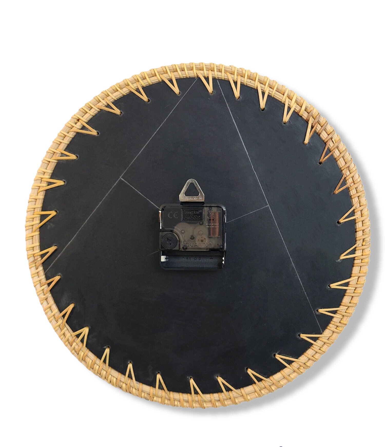 Rattan Wall Clock Unique Colorful Vintage Clocks for Wall - Etsy