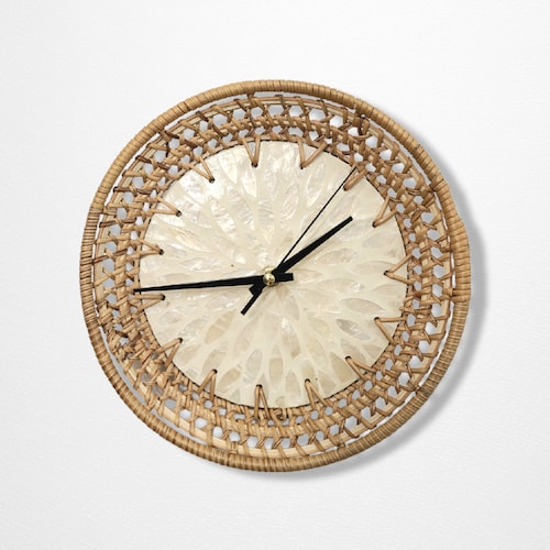Boho Art Wall Clock Unique Rustic Cottagecore Clocks for - Etsy