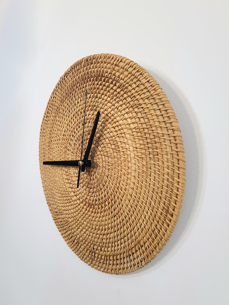 12 Inch Large Wall Clock Unique, Rustic Cottagecore Clocks for Wall ...