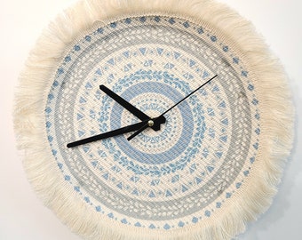 Boho Art Wall Clock Unique Rustic Cottagecore Clocks for - Etsy