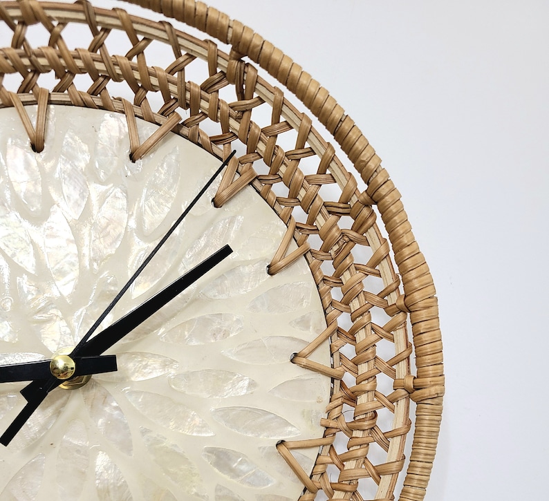 Boho Art Wall Clock Unique, Rustic Cottagecore Clocks for Wall ...