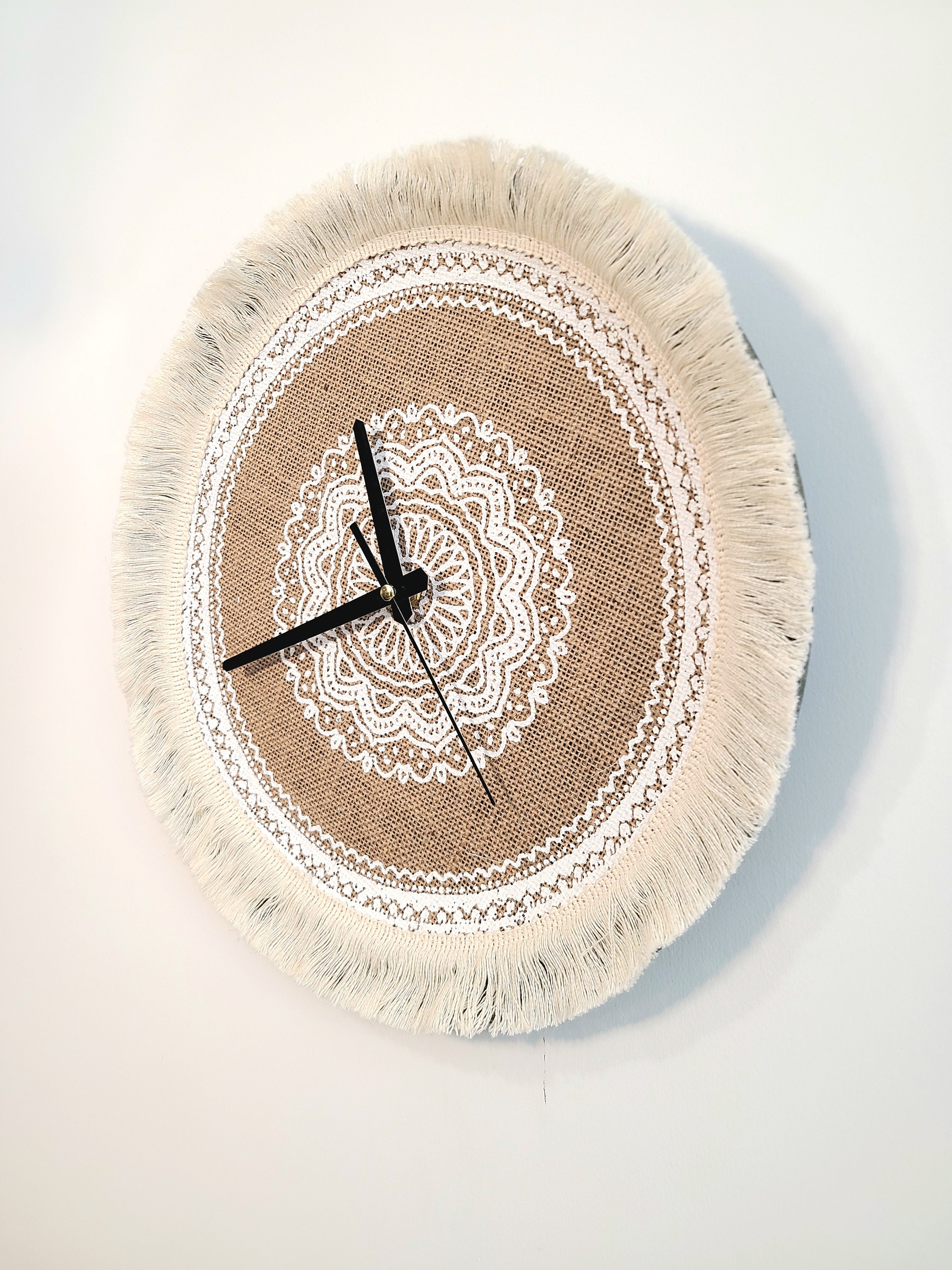 Large Wall Clock Unique, Rustic Cottagecore Clocks for Wall, Boho Art ...