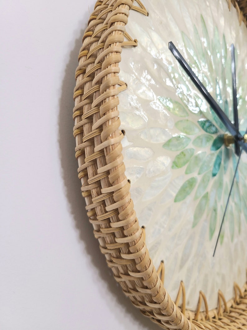 12 Inch Large Wall Clock Unique Rustic Cottagecore Clocks for - Etsy