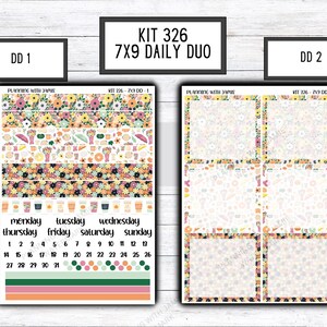 Kit 326 Erin Condren Daily Duo || Weekly Sticker Kit || Daily Duo ...
