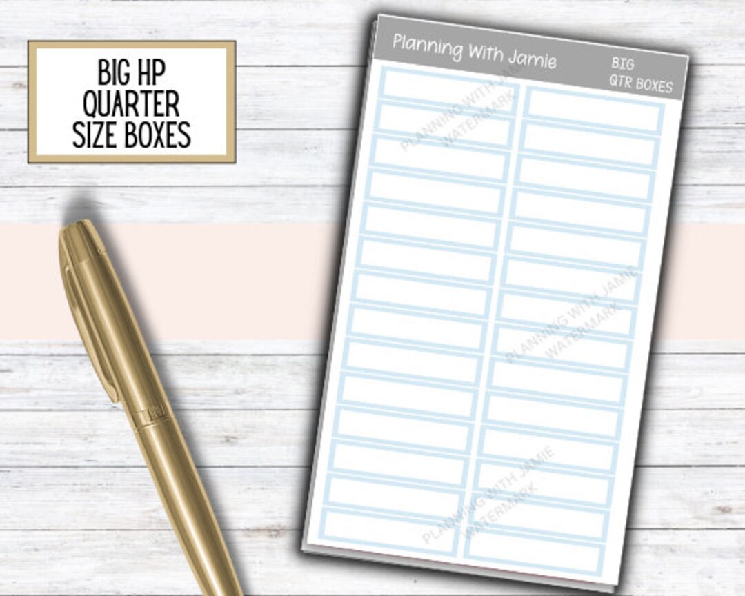 Sticker Boxes, Happy Planner Box Stickers, Functional Sticker Boxes ...