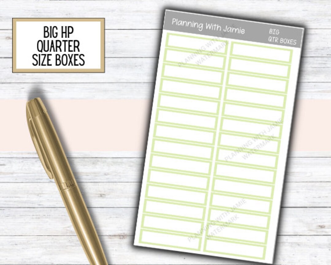 Sticker Boxes, Happy Planner Box Stickers, Functional Sticker Boxes ...