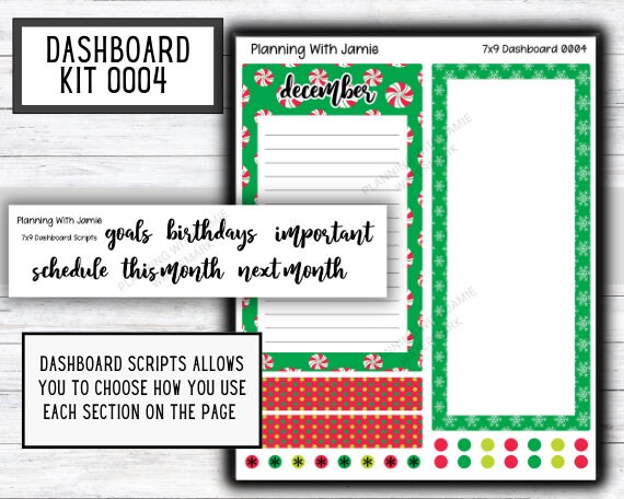 Erin Condren Dashboard Sticker Kit Dashboard Stickers Daily Duo ...