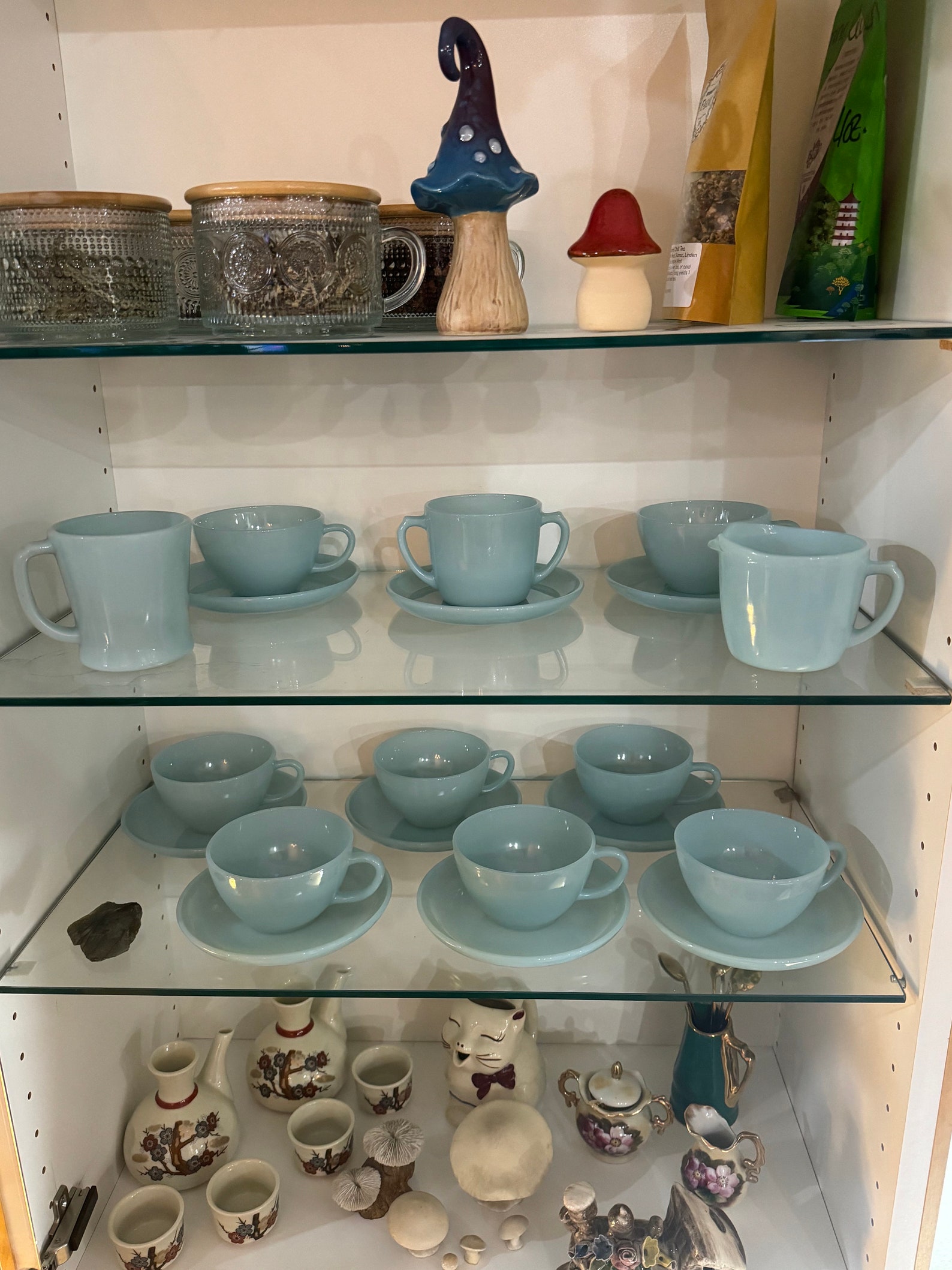 Fire King Azurite Tea Set - Etsy