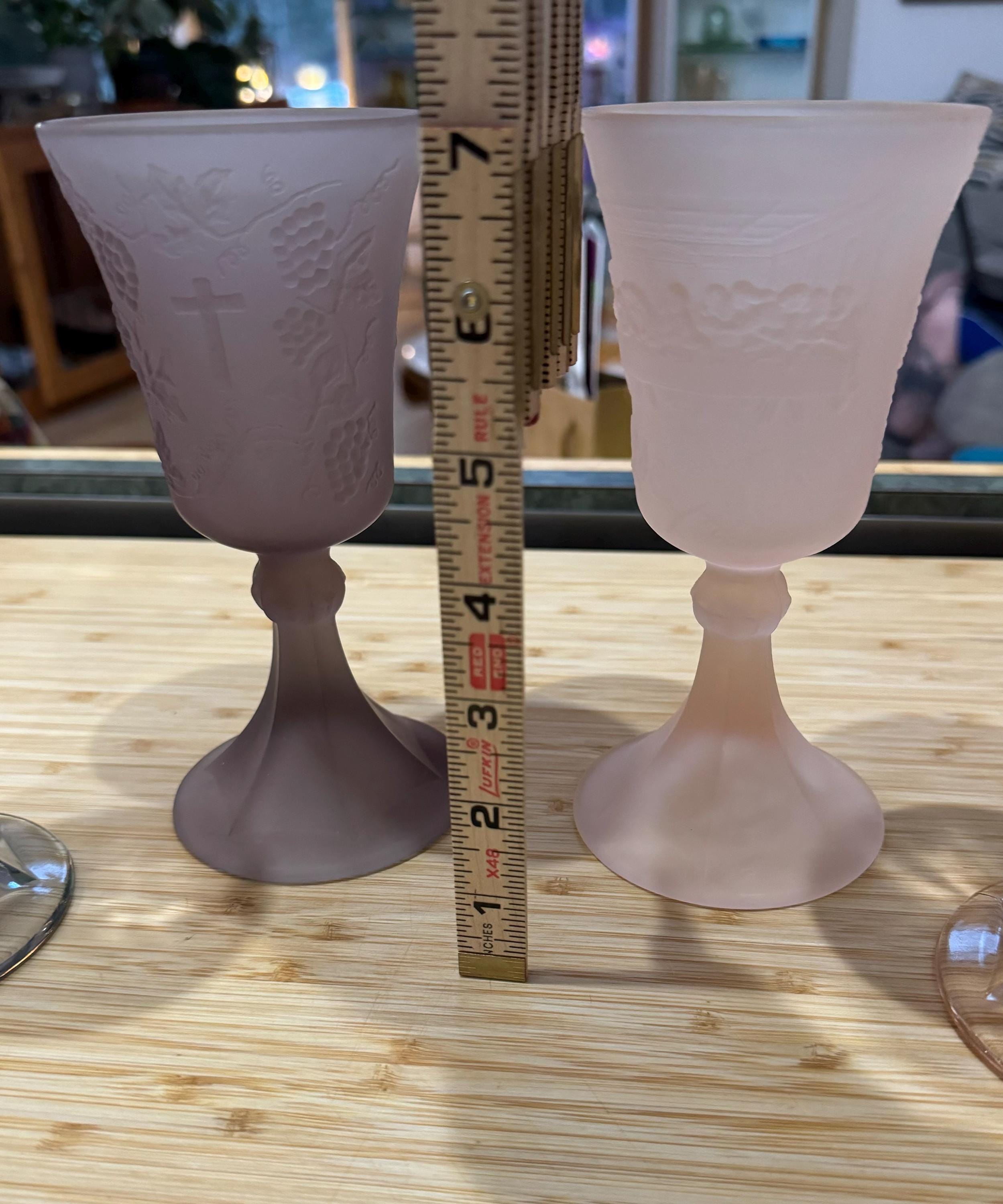Vintage Tiara Glass “the Last Supper” Goblets - Etsy