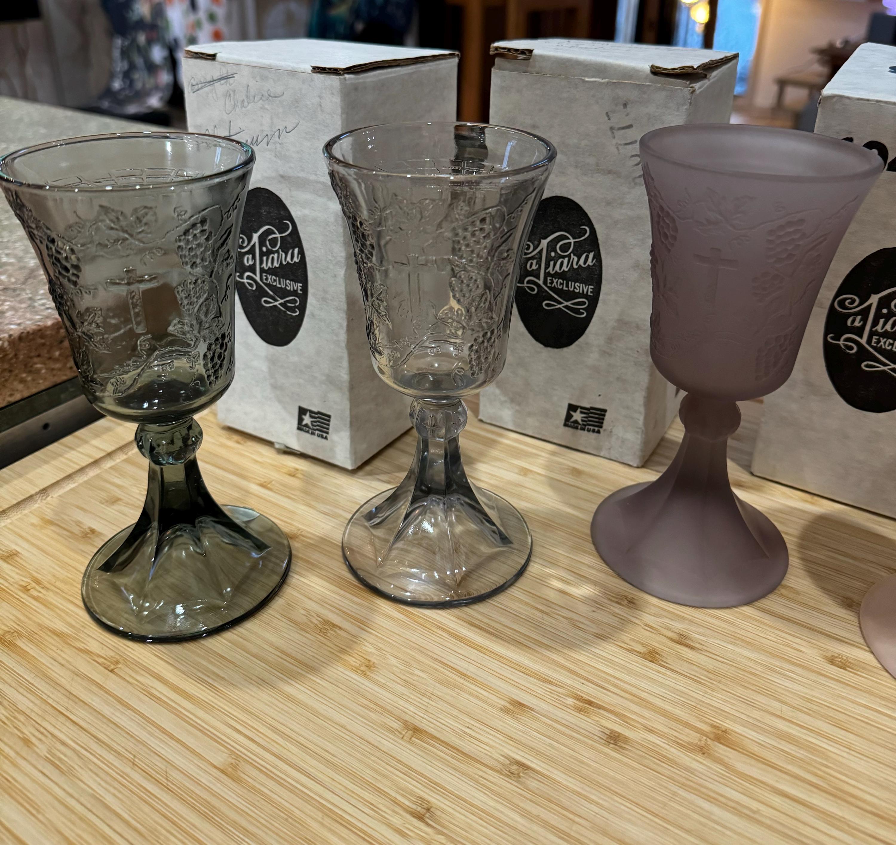 Vintage Tiara Glass “the Last Supper” Goblets - Etsy