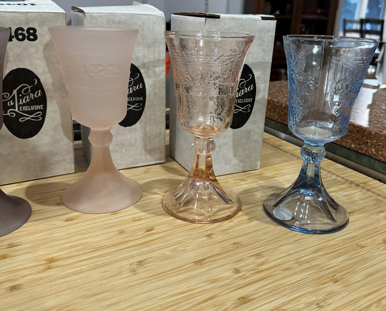 Vintage Tiara Glass “the Last Supper” Goblets - Etsy