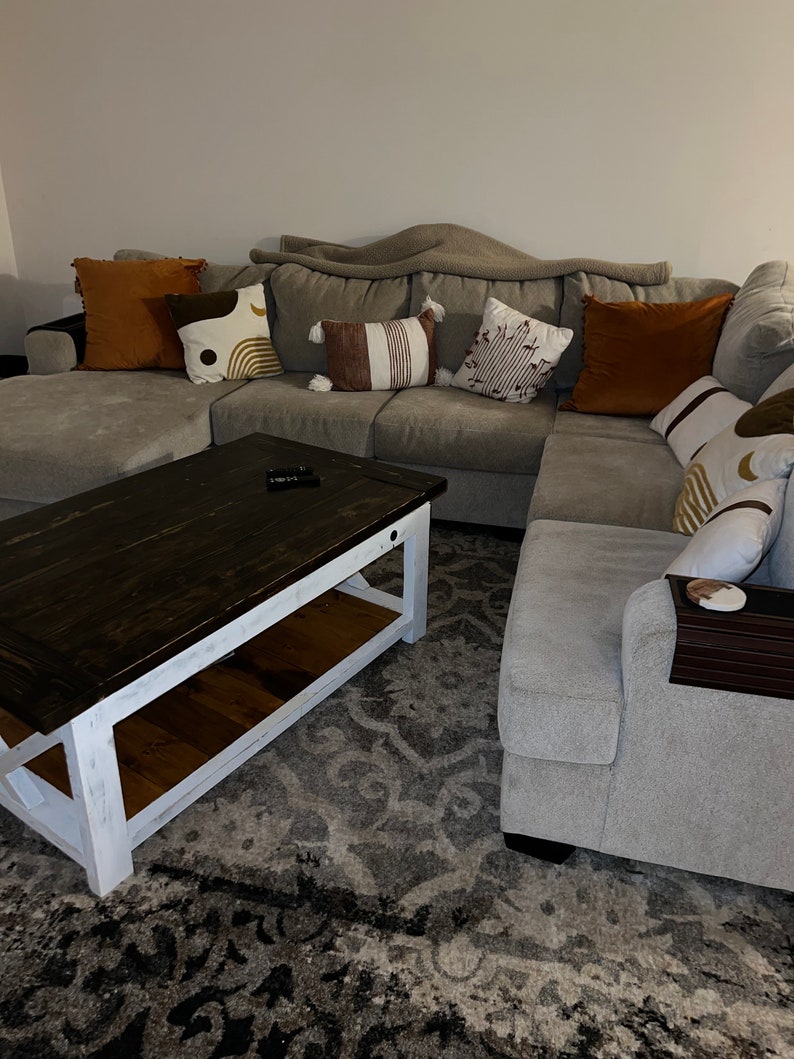 Farmhouse Concealment Coffee Table - Etsy