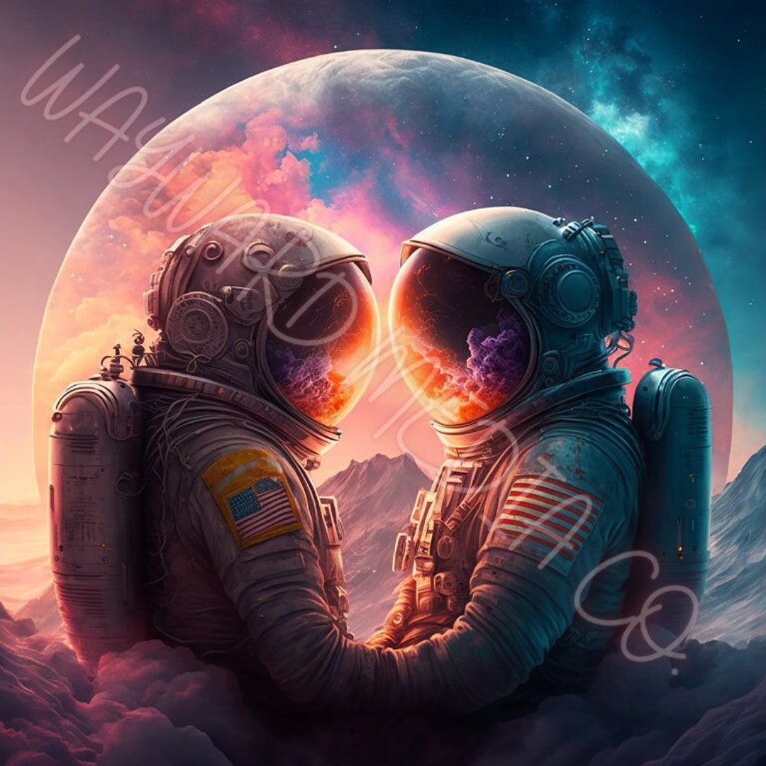 Astronaut Love, Astronaut Couple, Cosmic Love, Outer Space, Romantic ...
