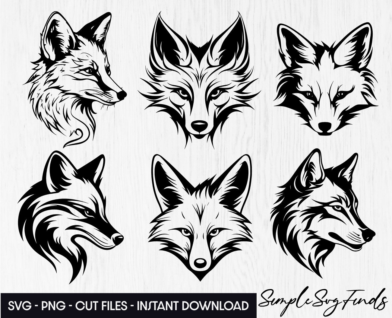 Fox Head Clip Art