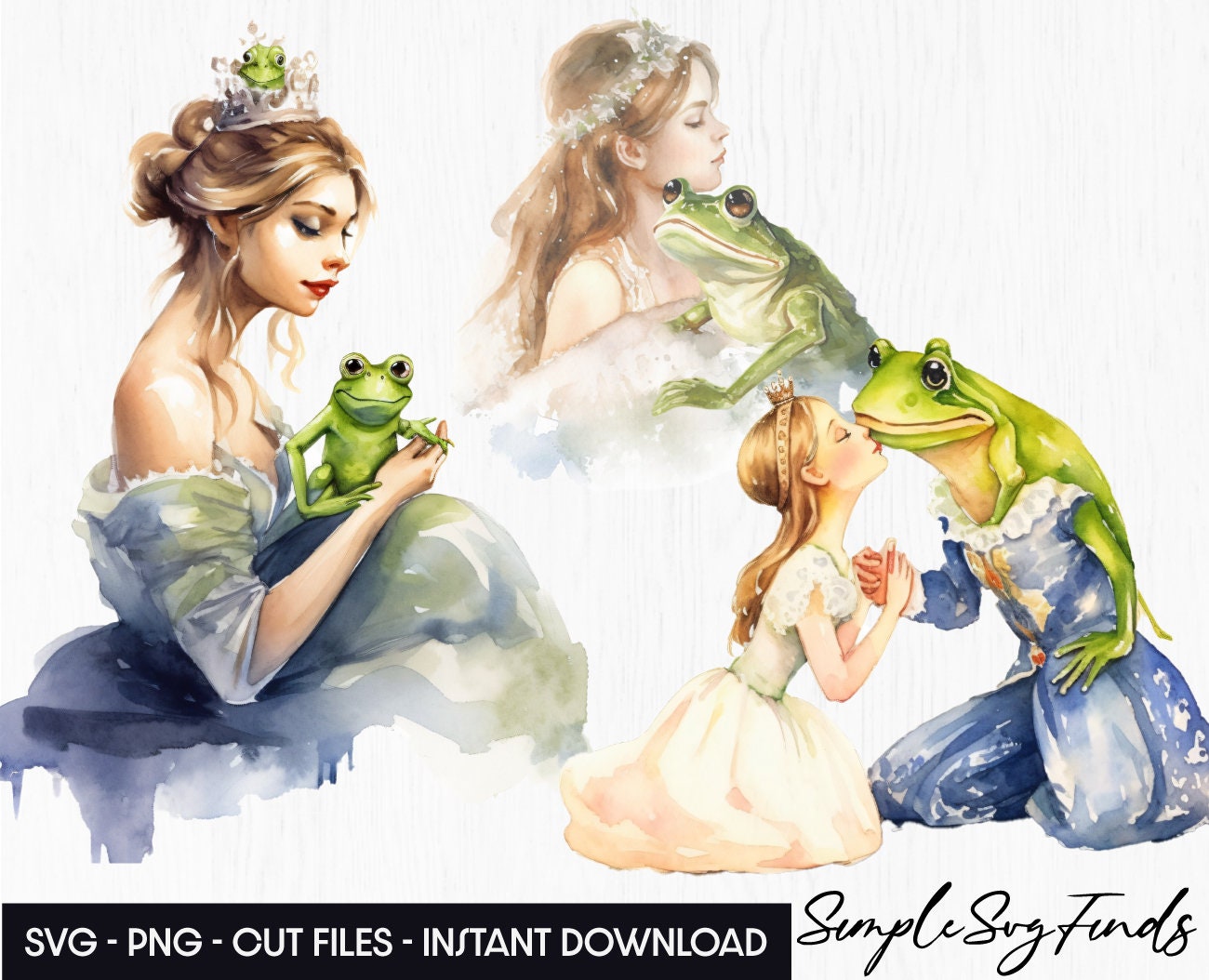 Kissing Frog Clipart