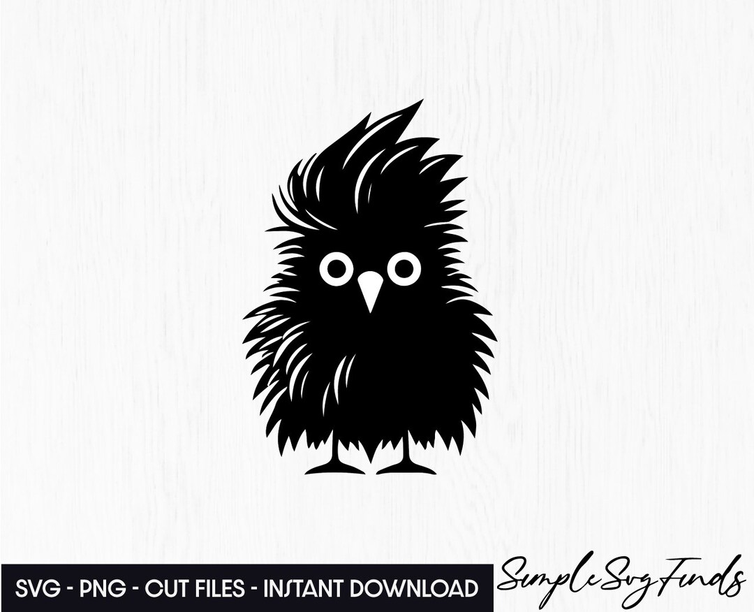 Silkie Chicken Svg Show Chicken SVG Digital Silkie Chicken Design Png ...