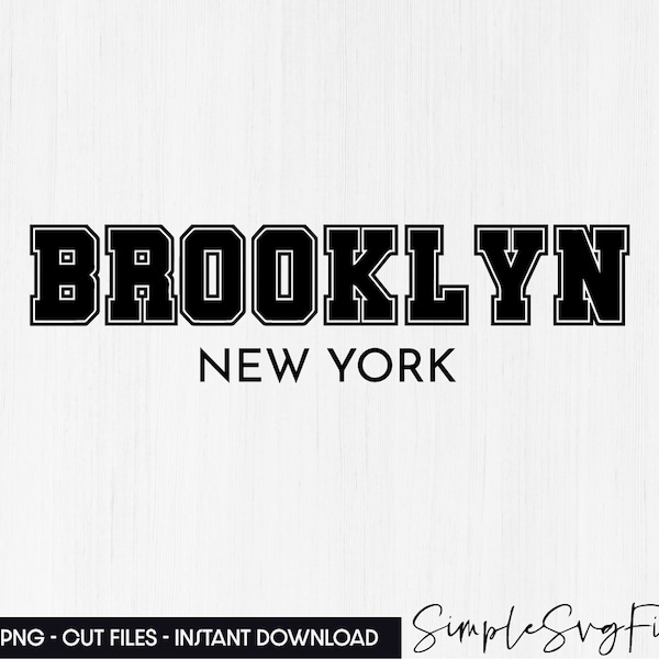 Brooklyn Svg - Etsy