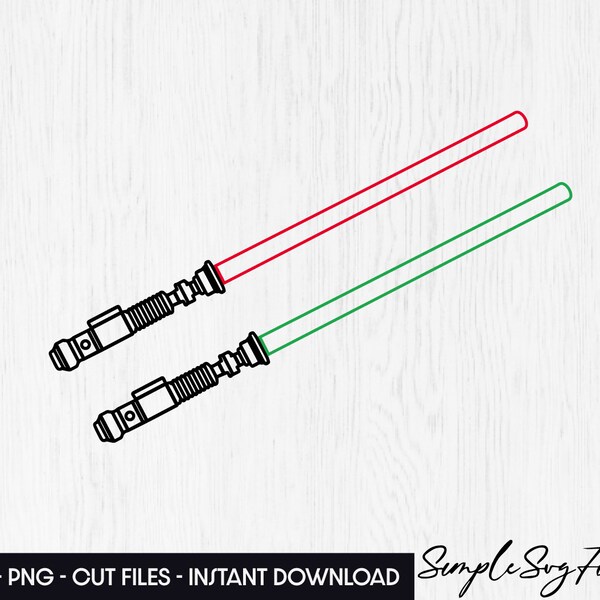 Lightsaber Svg - Etsy
