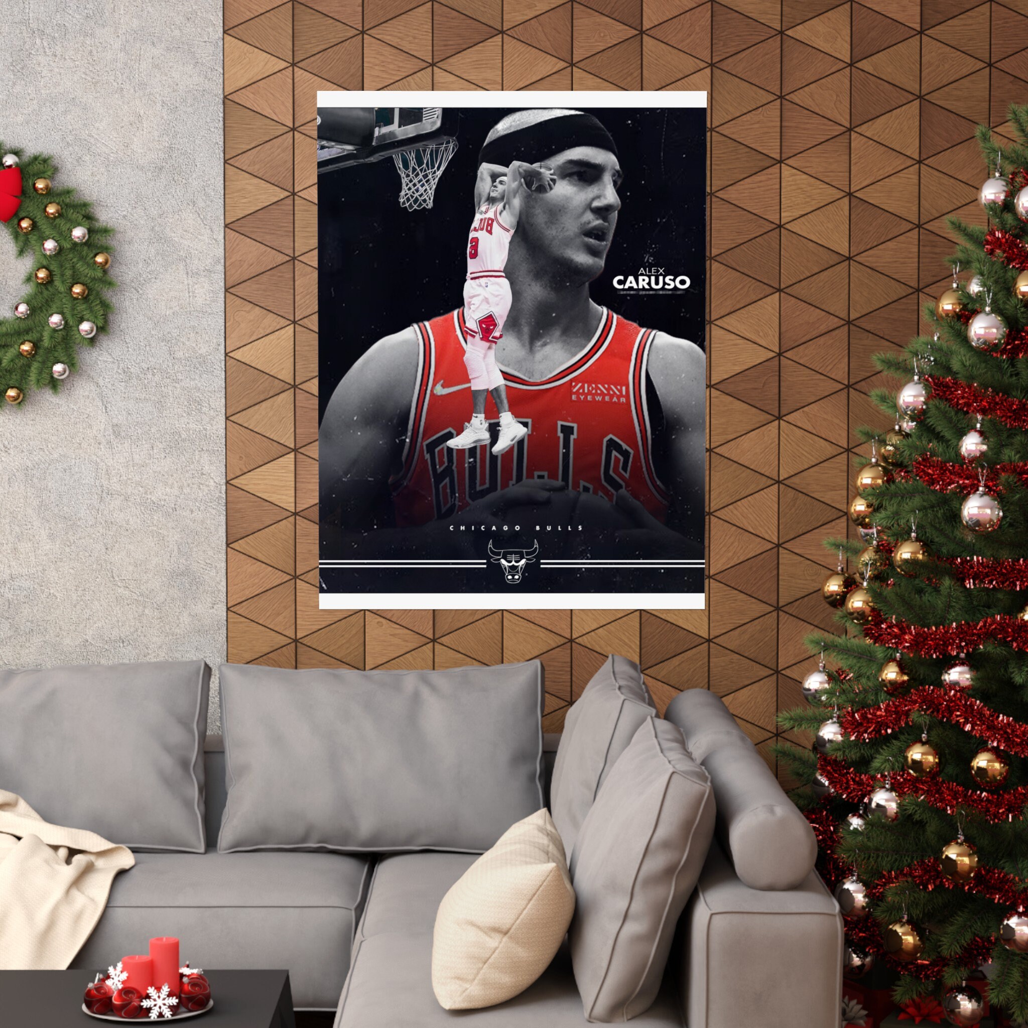 Chicago Bulls 'alex Caruso' Matte Poster - Etsy