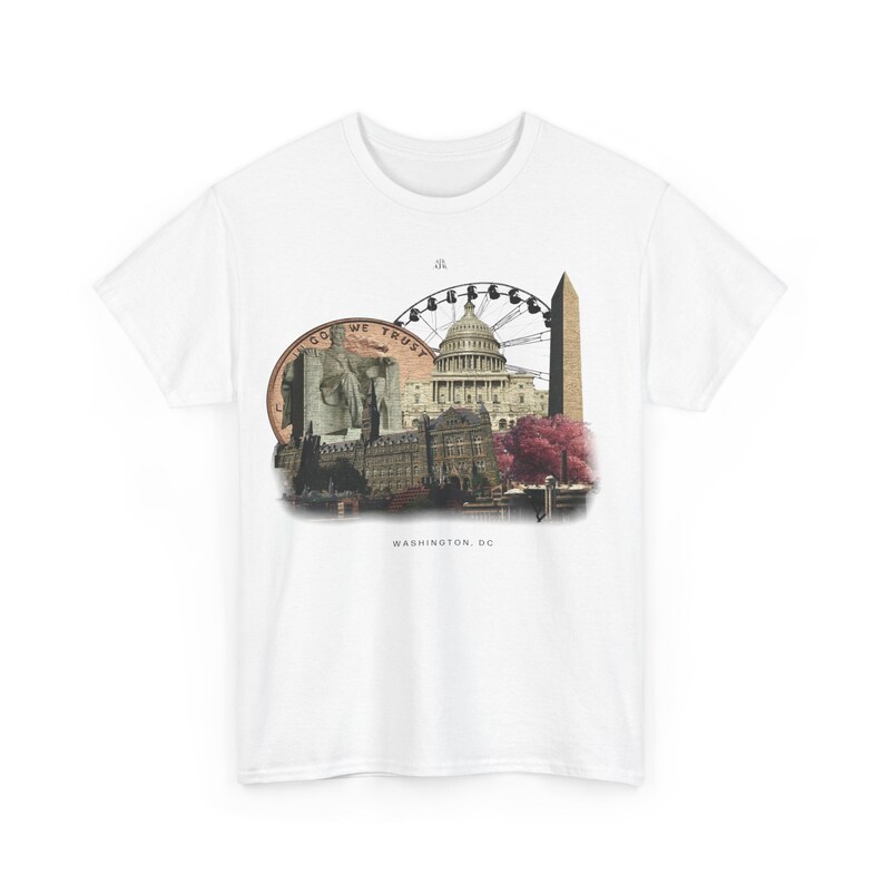 Washington DC City Edition Heavy Cotton Tee - Etsy