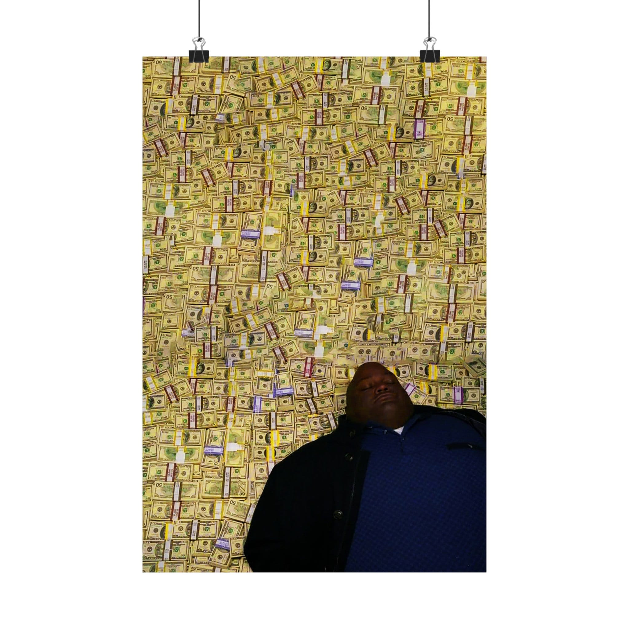 Iconic 'breaking Bad' Huell Laying on Money Matte Poster - Etsy