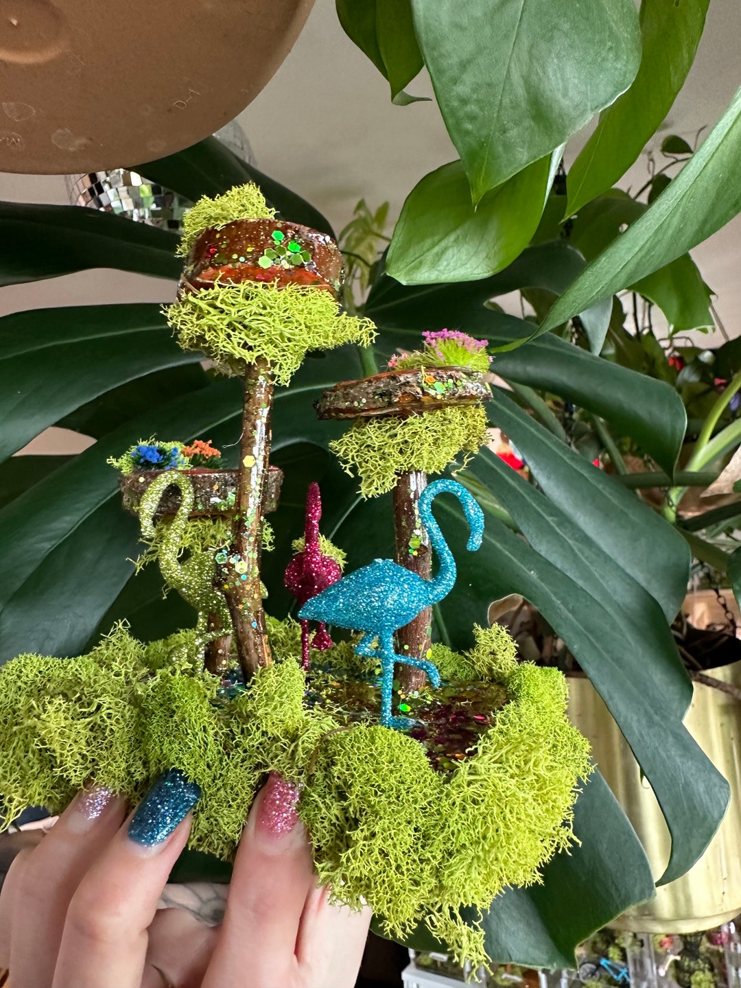 Flamingo Jumping Spider Playground, Jumping Spider Decor, Jumping ...