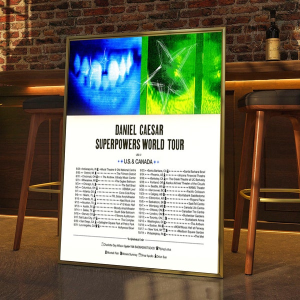 Daniel Caesar Poster - Etsy