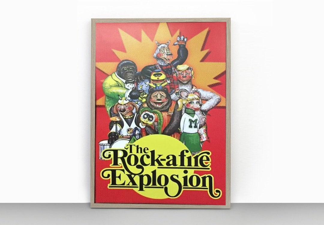 Rock-afire Explosion Band Poster - Etsy