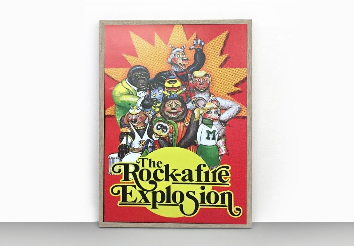 Rock-afire Explosion Band Poster - Etsy