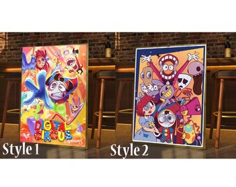 Gangle the Amazing Digital Circus Plush Keychain Clip - Etsy