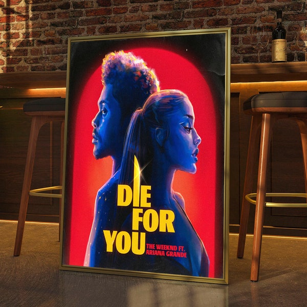 Die for You the Weeknd Poster - Etsy
