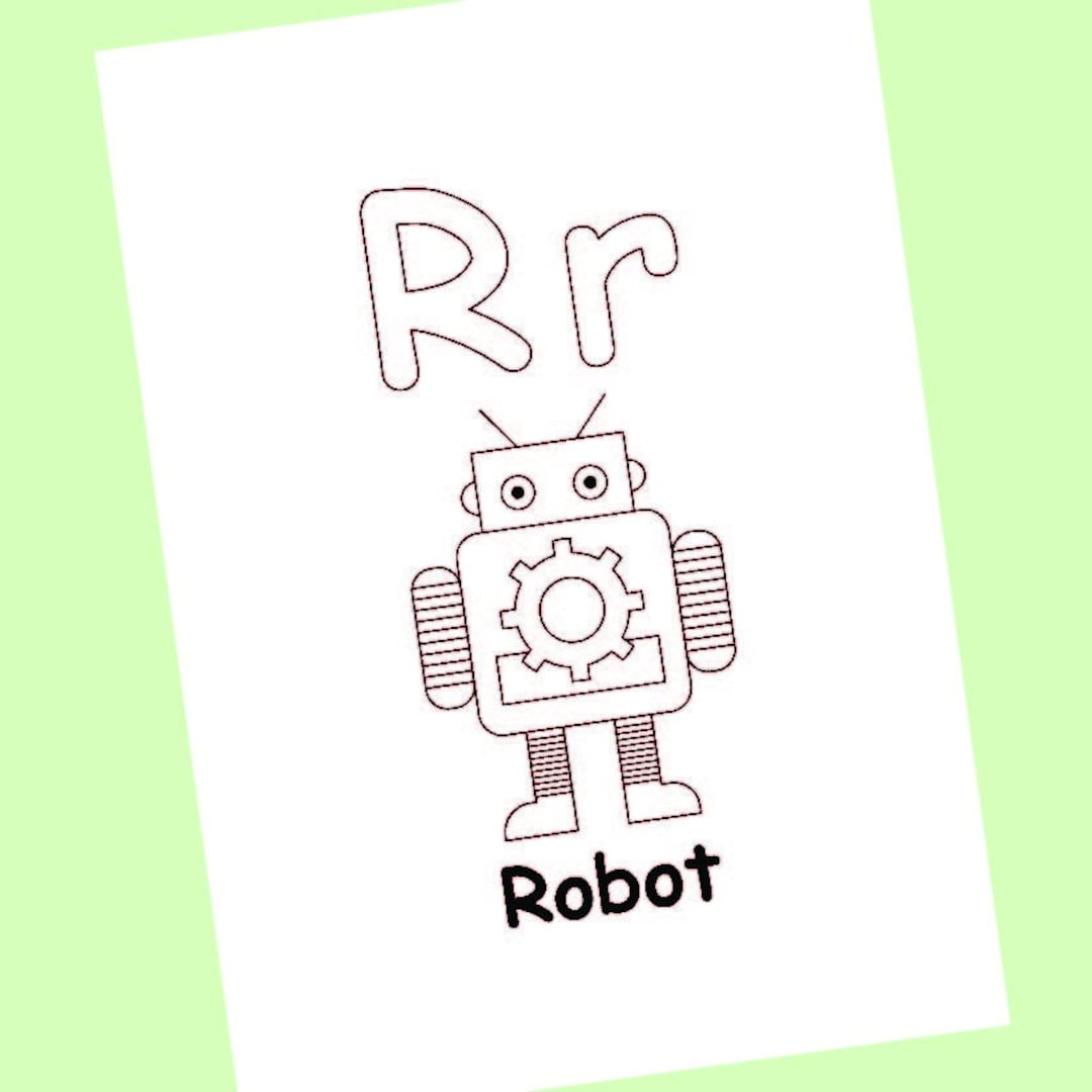 Pearl Paint Printable Letter R Alphabet Coloring Worksheet, Coloring ...