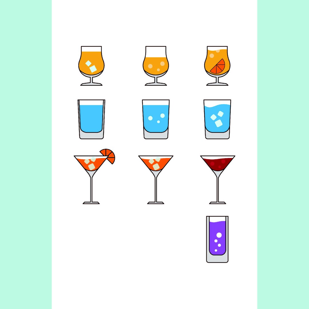 Pearl Paint Printable How to Draw Drinks Icon Icon Guide - Etsy
