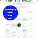 Find the Guest Pickleball Bingo Game, Pickleball Party Game, Pickleball ...