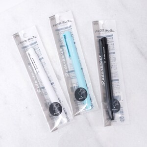 SEED Radar Knock Mechanical Eraser Pen Style CLICKER Black Blue Green ...