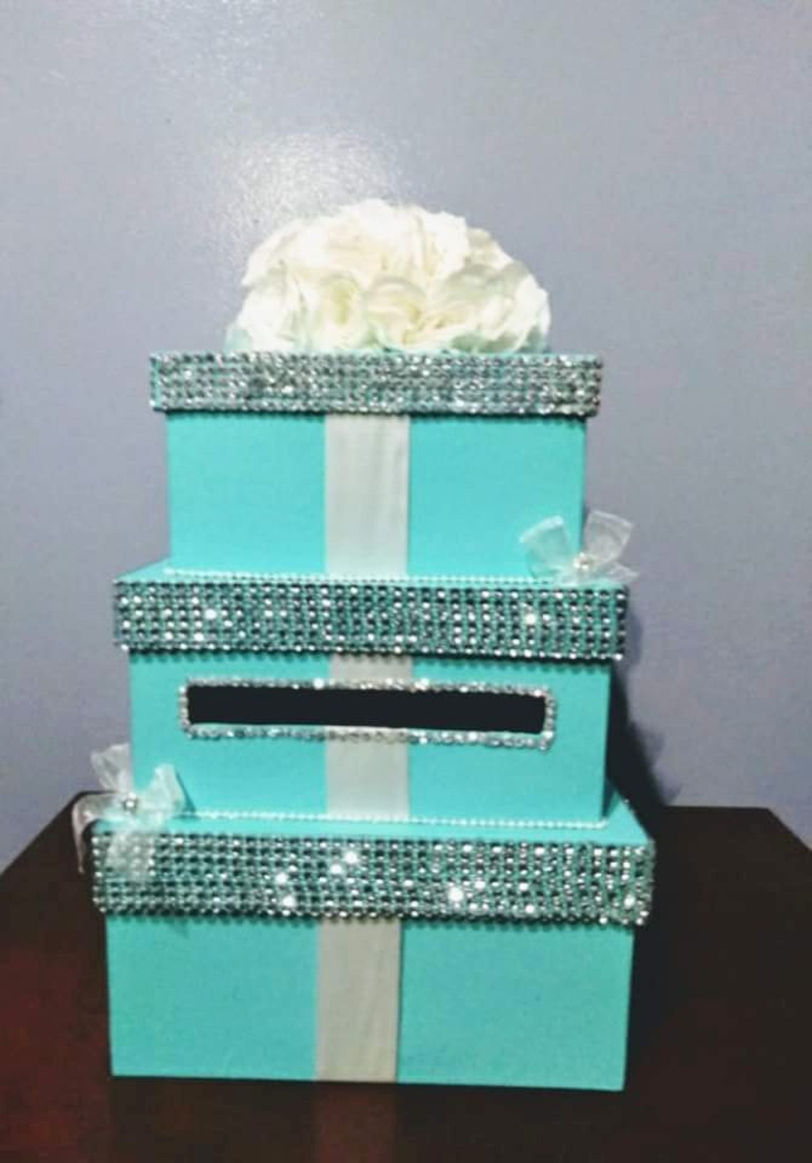 Tiffany & Co., Inspired Theme Card Box - Etsy