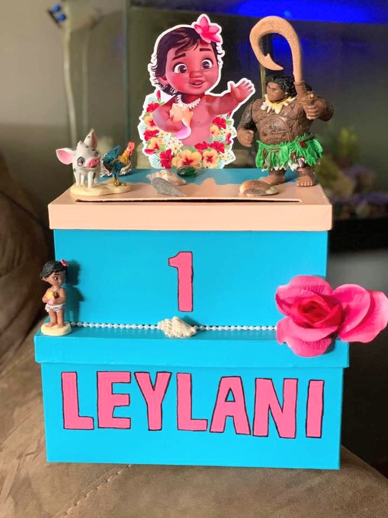 Moana Theme Card Box - Etsy