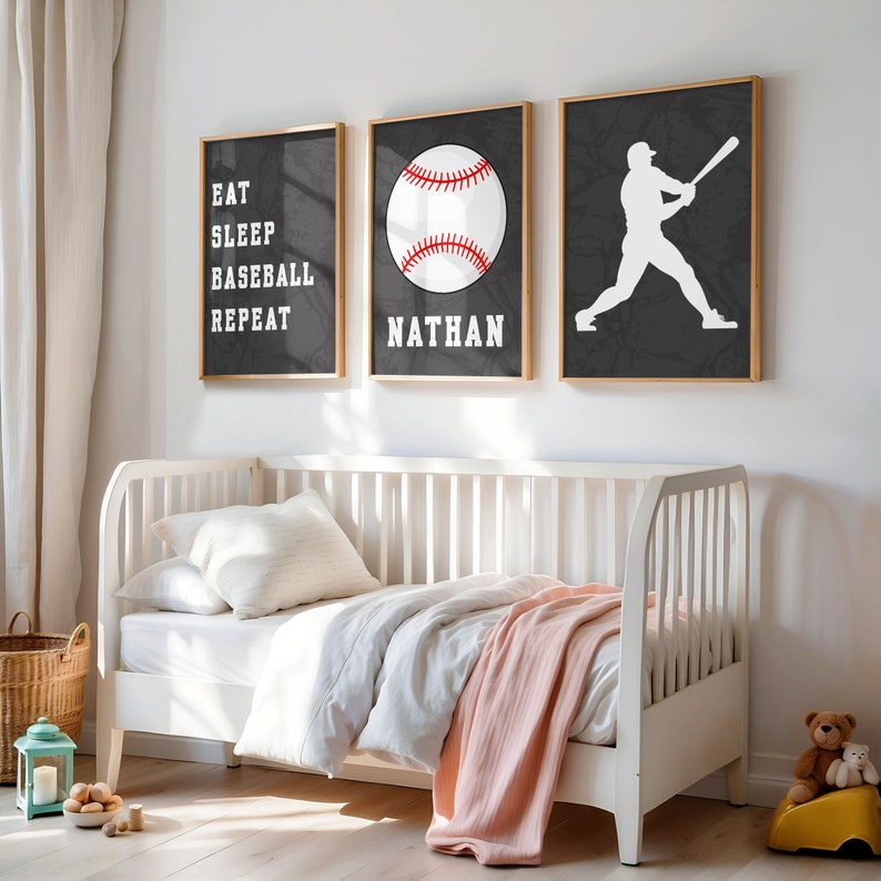 Personalized Baseball Prints, Baseball Jersey Custom Name, Baseball ...