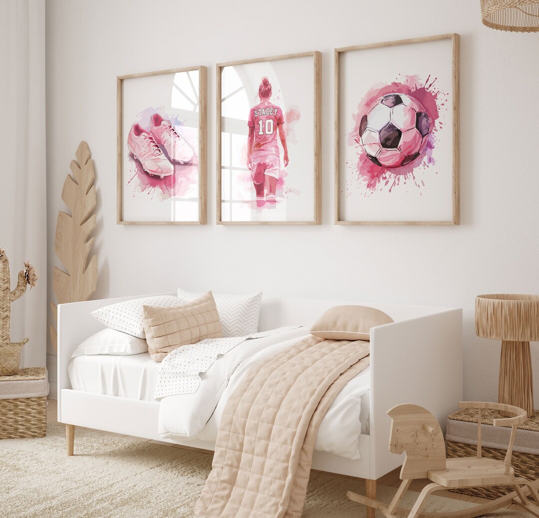 Personalized Soccer Prints, Soccer Wall Art, Girls Soccer Posters ...