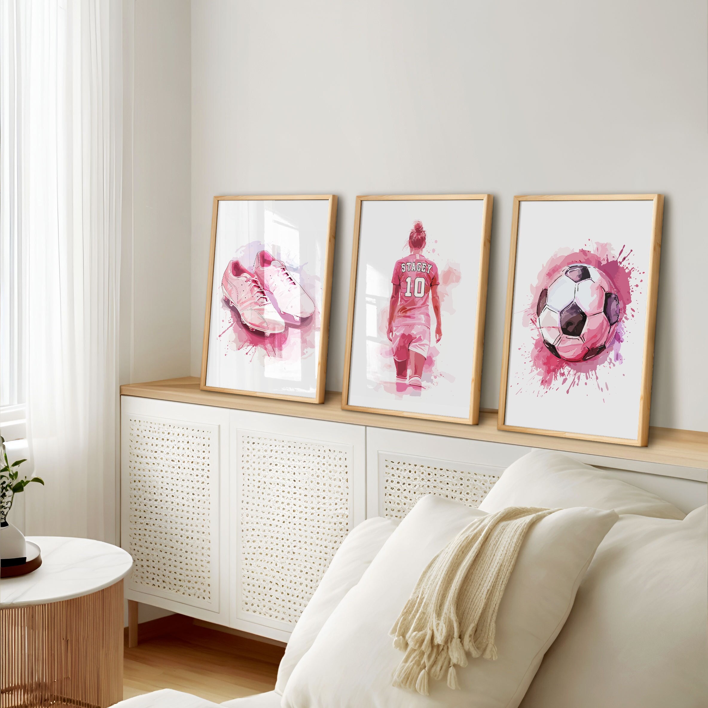 Personalized Soccer Prints, Soccer Wall Art, Girls Soccer Posters ...