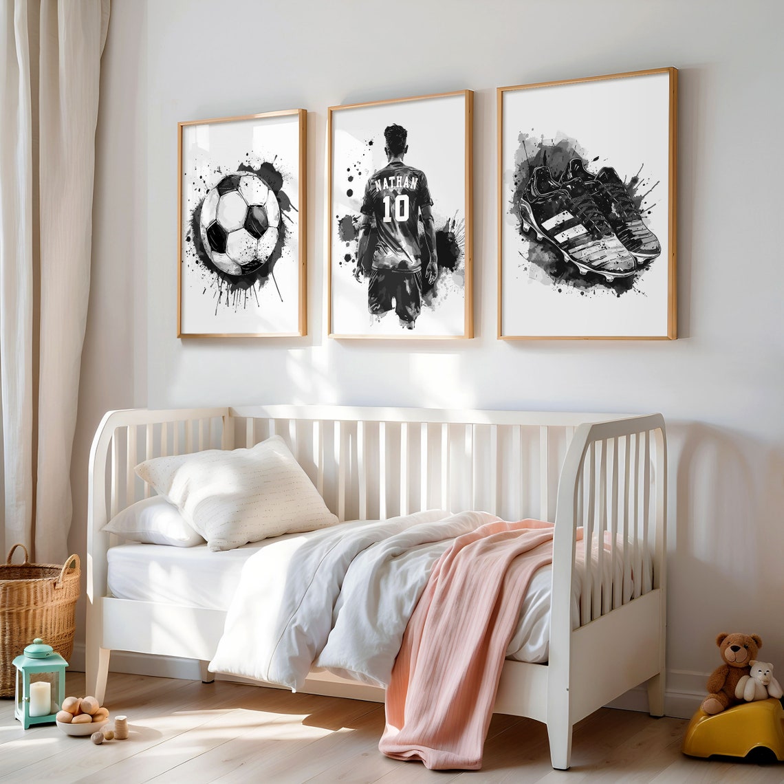 Personalized Soccer Prints, Soccer Wall Art, Boys Soccer Posters ...