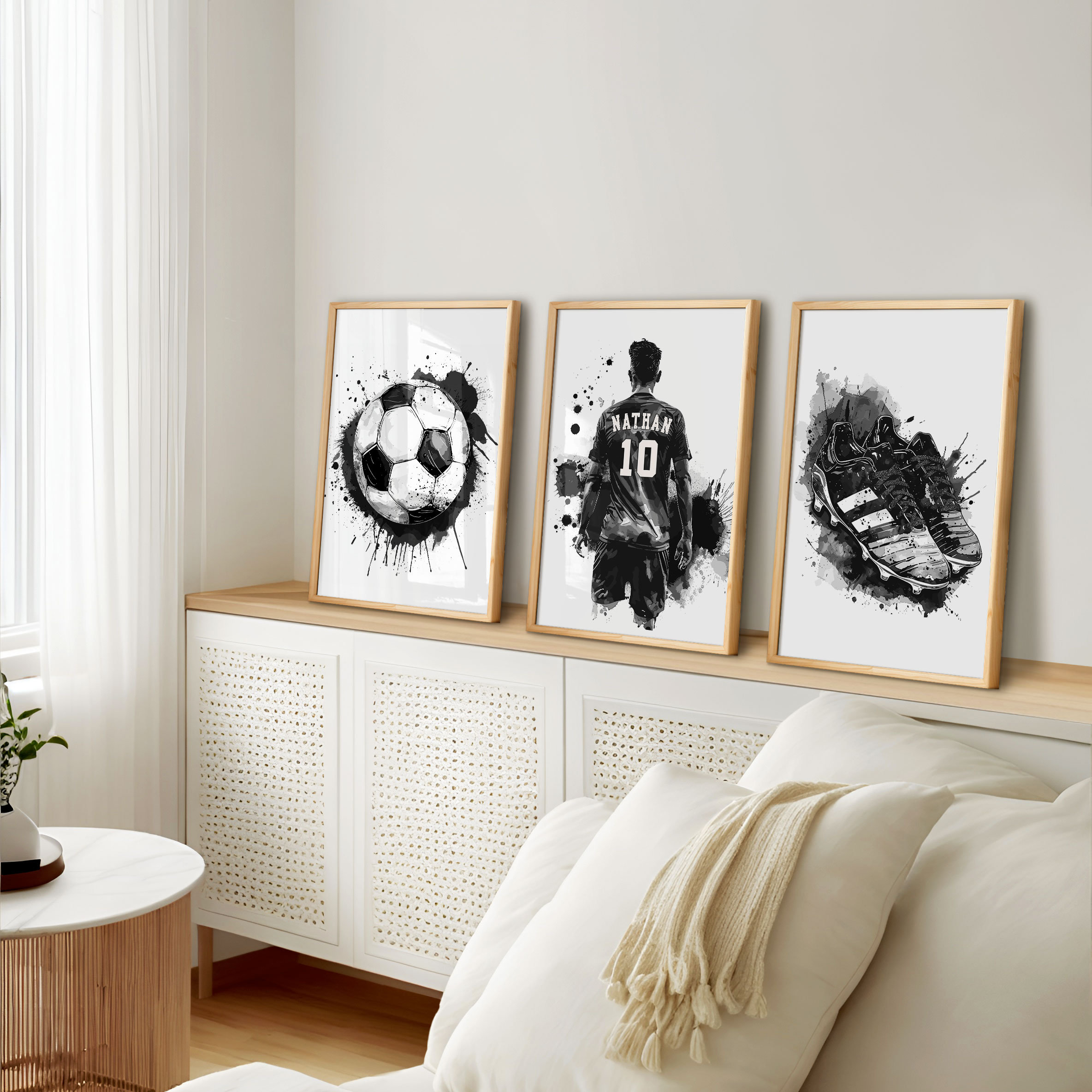 Personalized Soccer Prints, Soccer Wall Art, Boys Soccer Posters ...