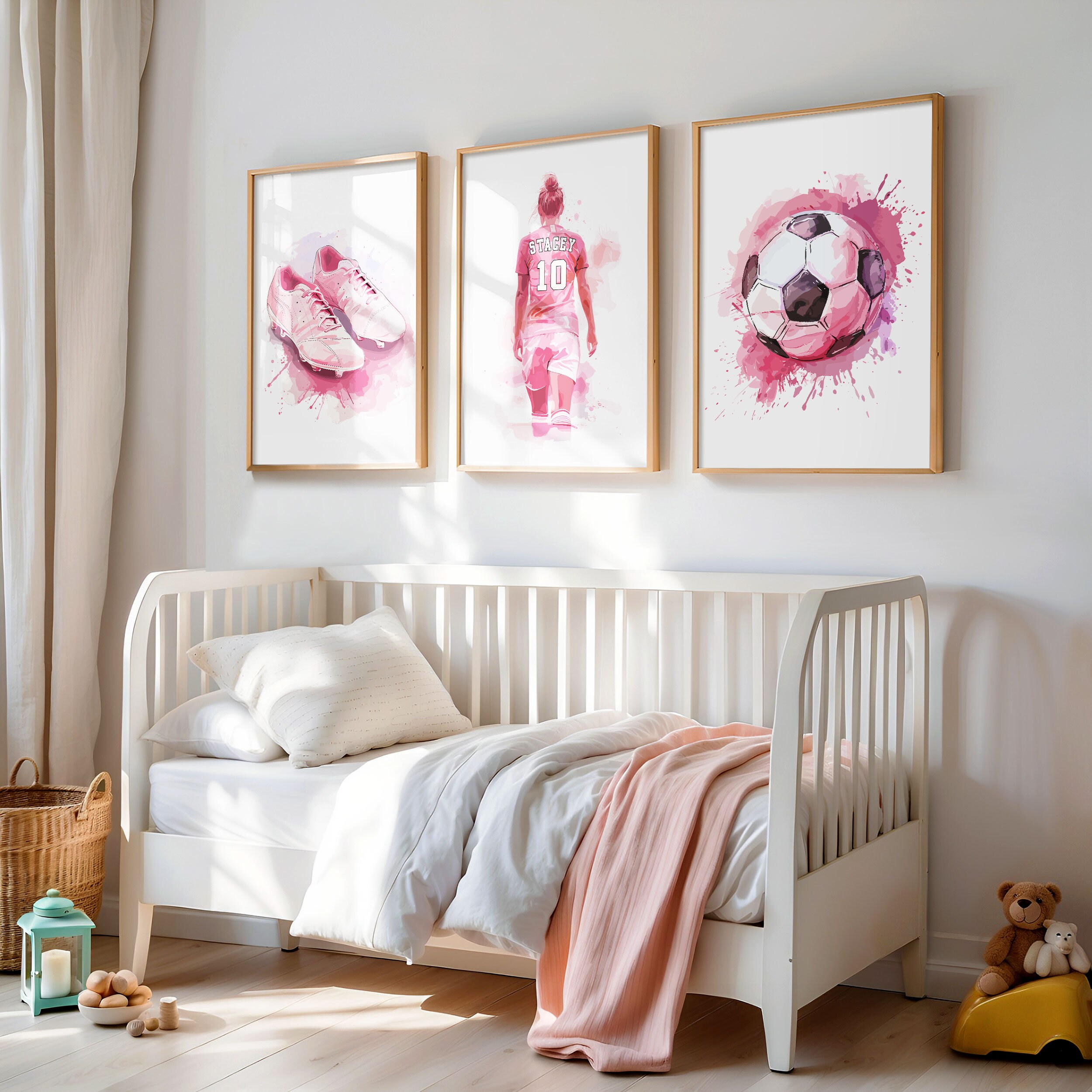 Personalized Soccer Prints, Soccer Wall Art, Girls Soccer Posters ...