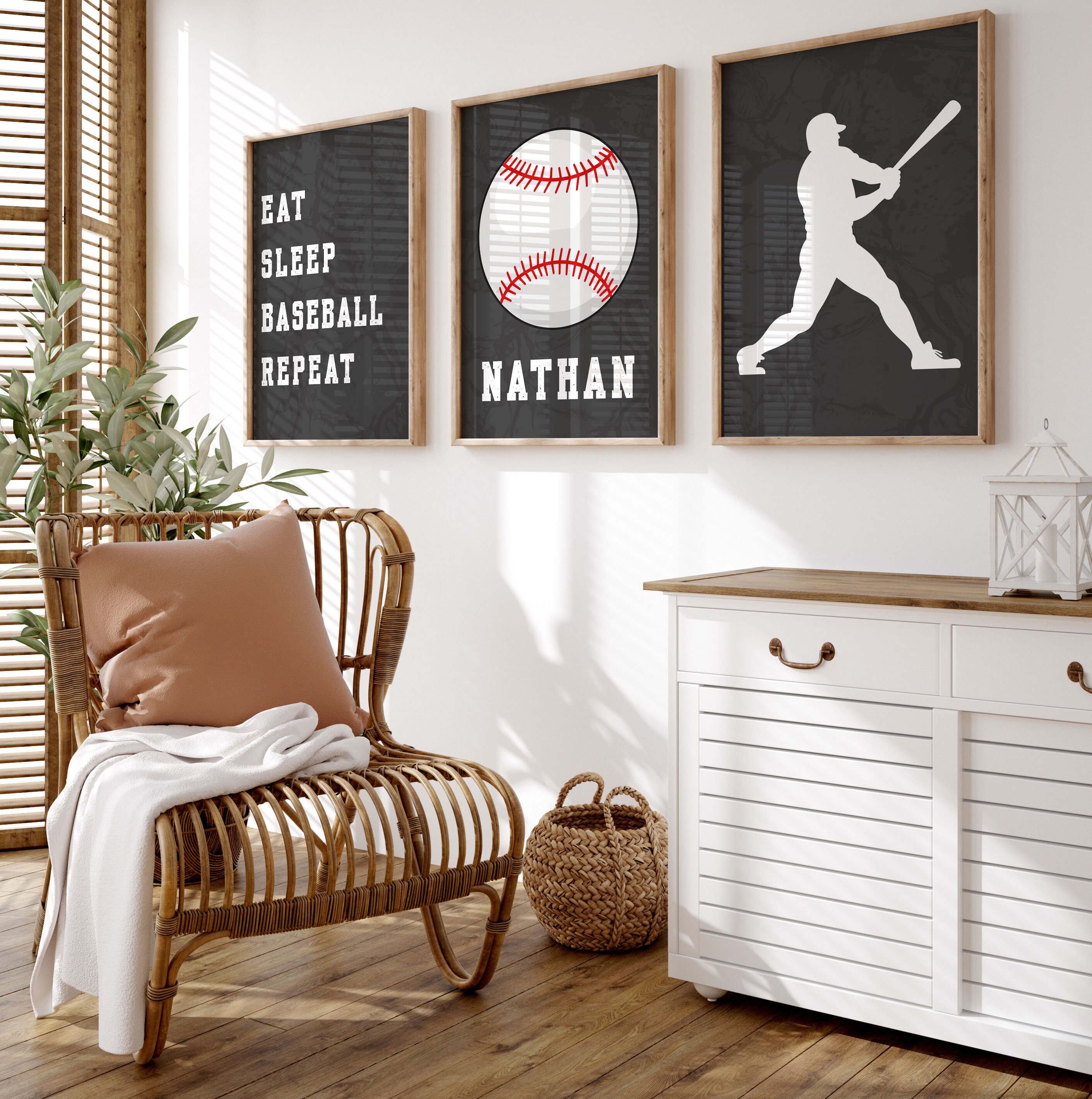 Personalized Baseball Prints, Baseball Jersey Custom Name, Baseball ...