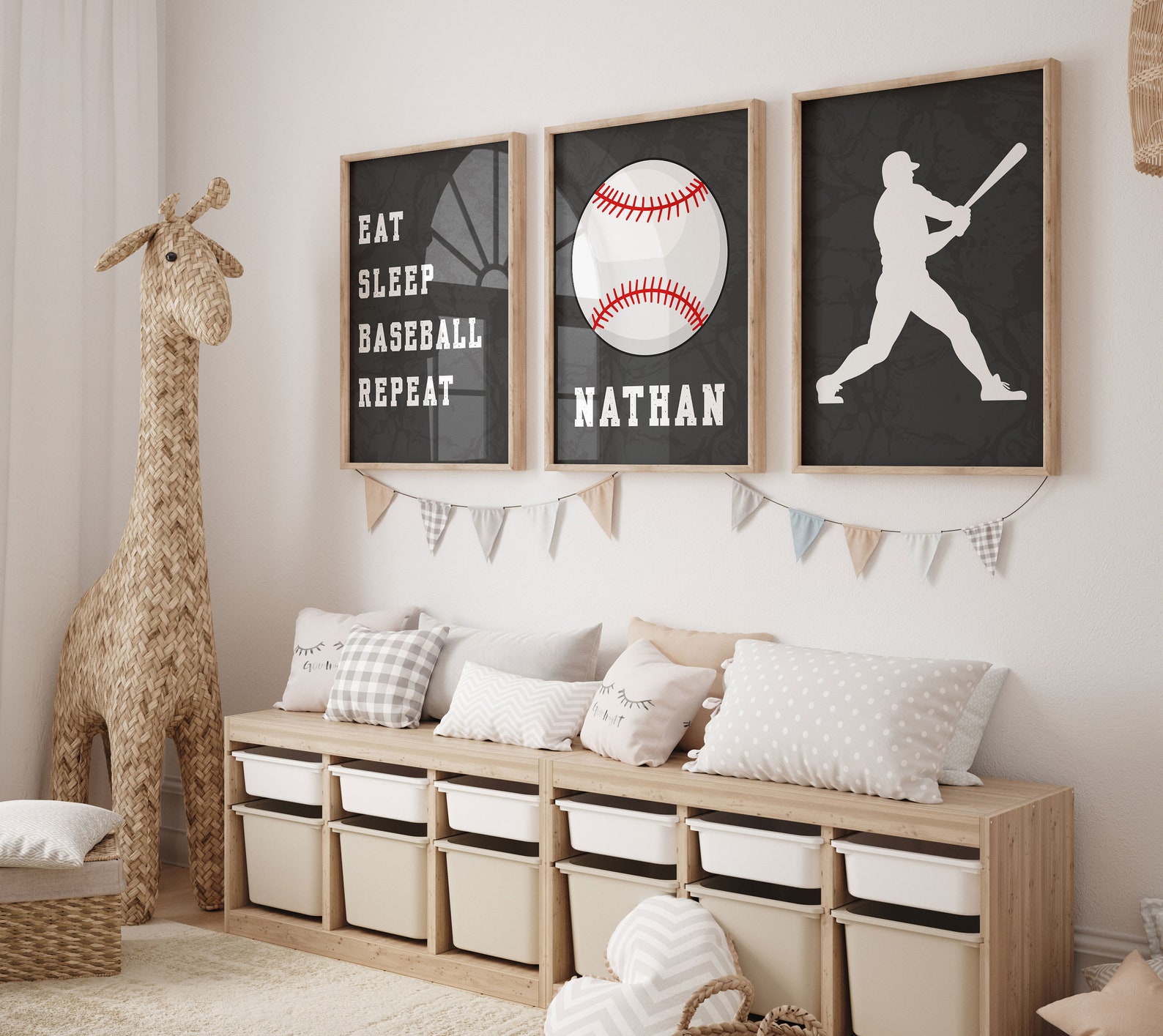 Personalized Baseball Prints, Baseball Jersey Custom Name, Baseball ...