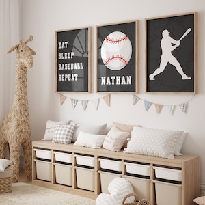 Personalized Baseball Prints, Baseball Jersey Custom Name, Baseball ...